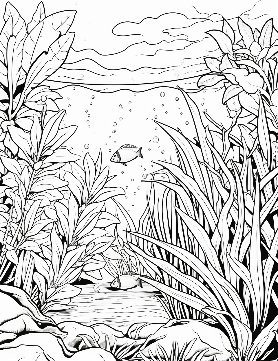 Color Craftables | Coloring Pages | Nature - Water Bodies - Ocean