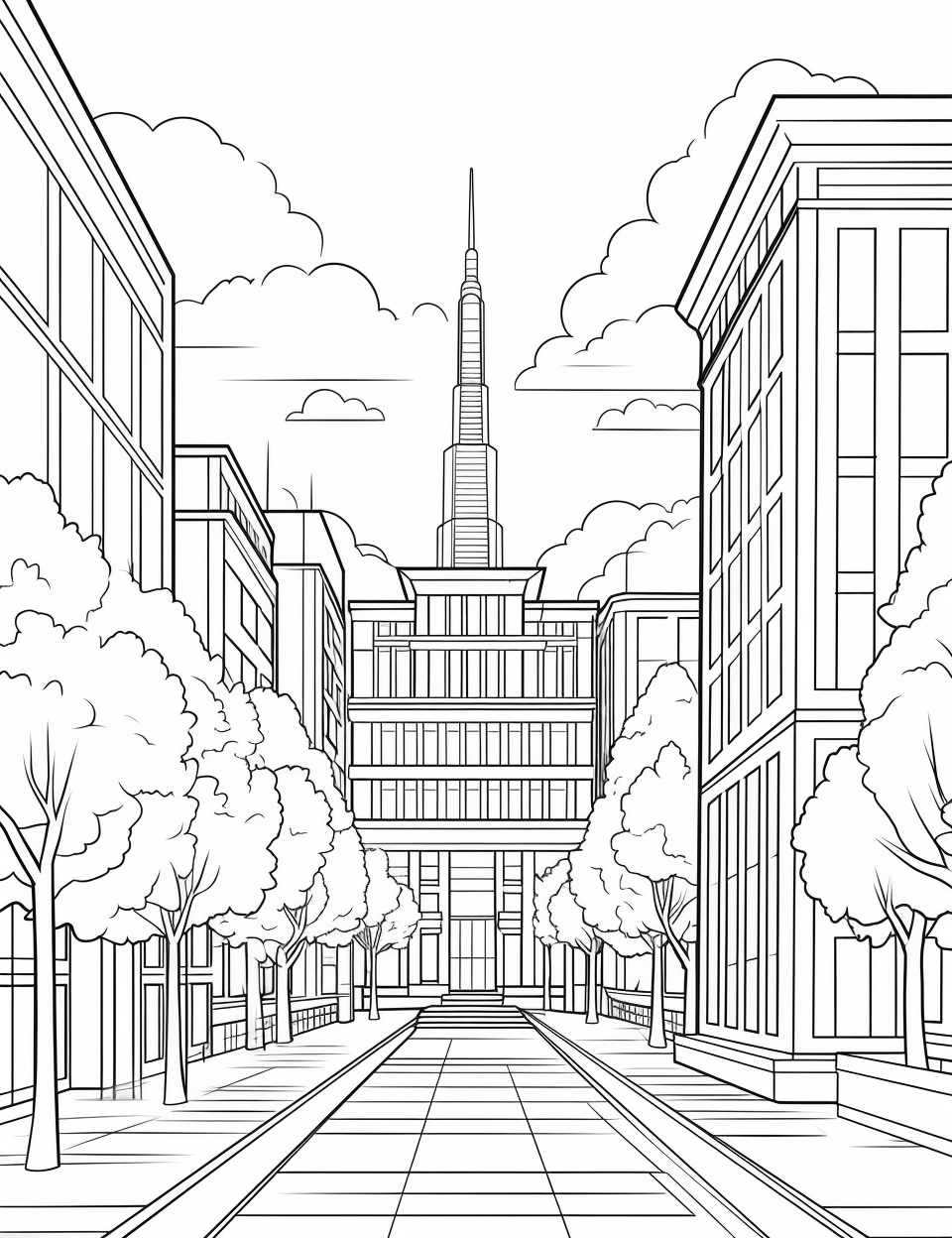 Color Craftables | Coloring Pages | Buildings & Architecture - Modern ...