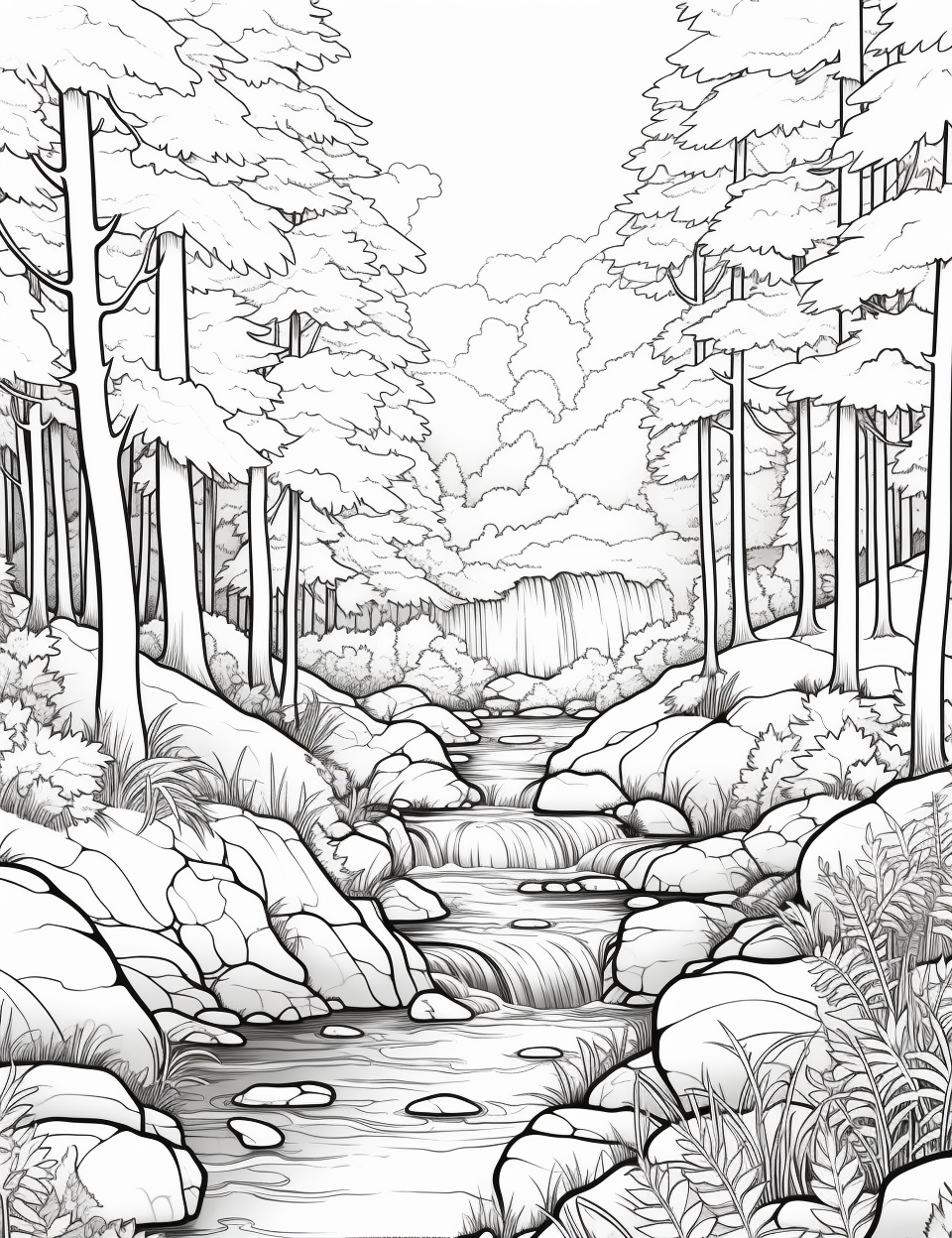 Color Craftables | Coloring Pages | Nature - Forests