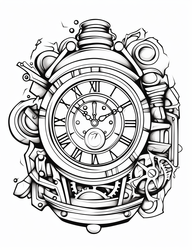 Color Craftables | Coloring Pages | Objects - Everday Items - Watches