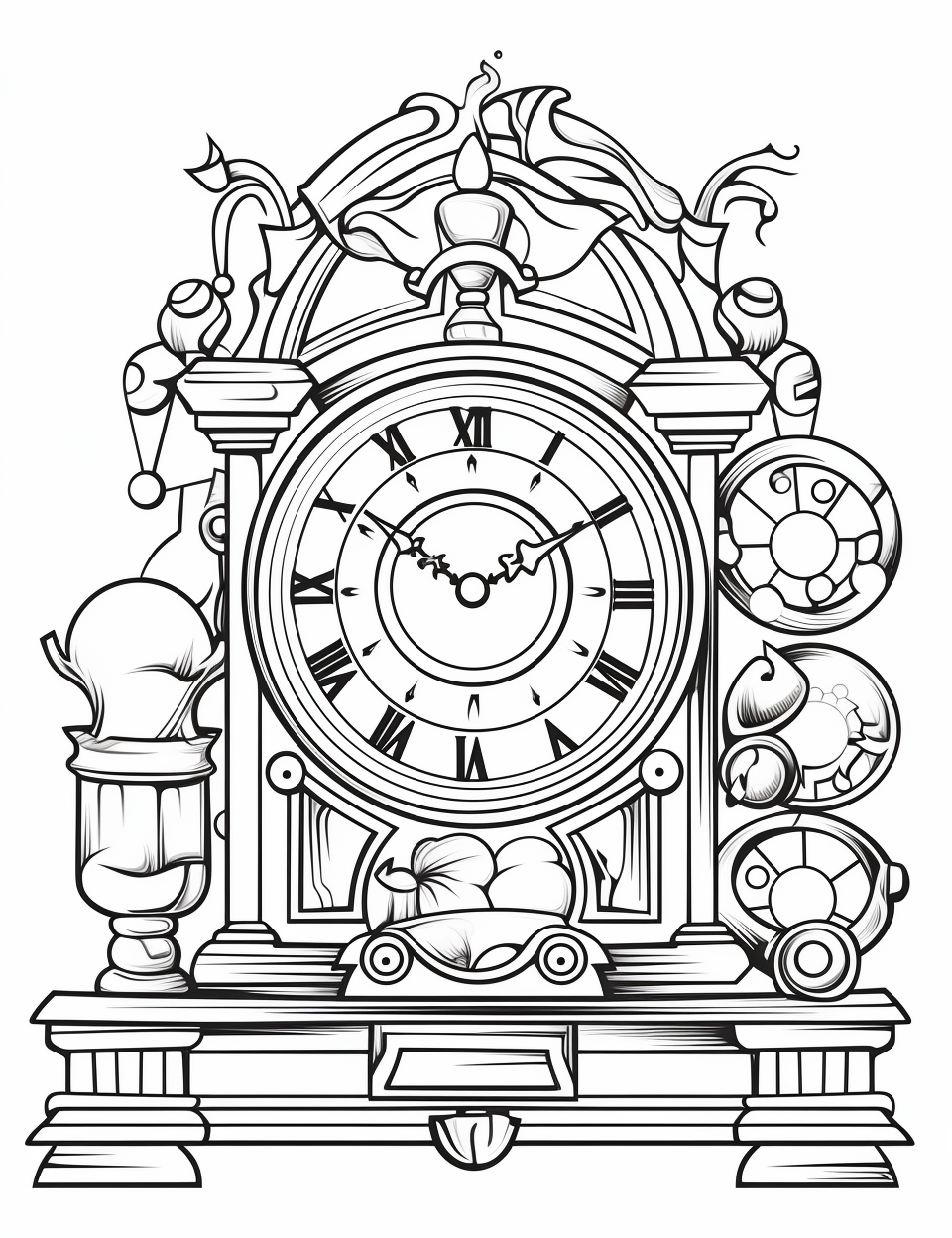 Color Craftables | Coloring Pages | Objects - Everday Items - Watches