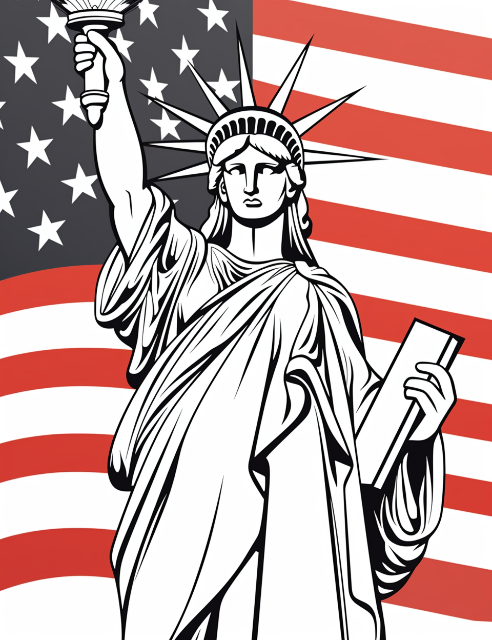 Color Craftables | Coloring Pages | Holiday - 4th of July - Statue of ...