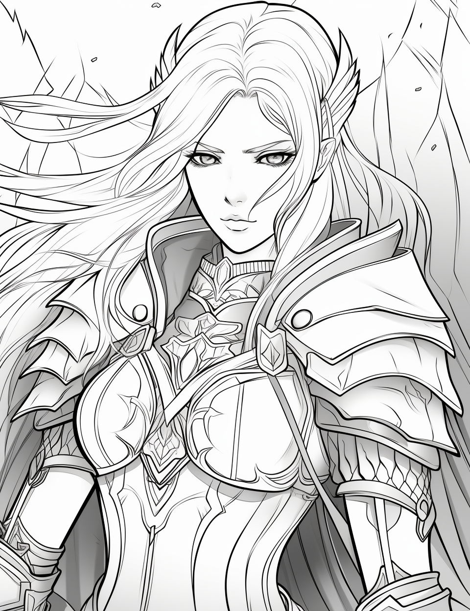 Color Craftables | Coloring Pages | Anime & Manga - Fantasy