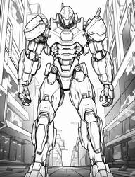 Color Craftables | Coloring Pages | Anime & Manga - Mecha