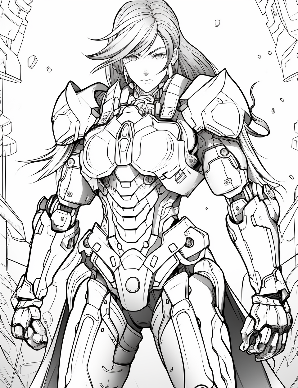 Color Craftables | Coloring Pages | Anime & Manga - Mecha