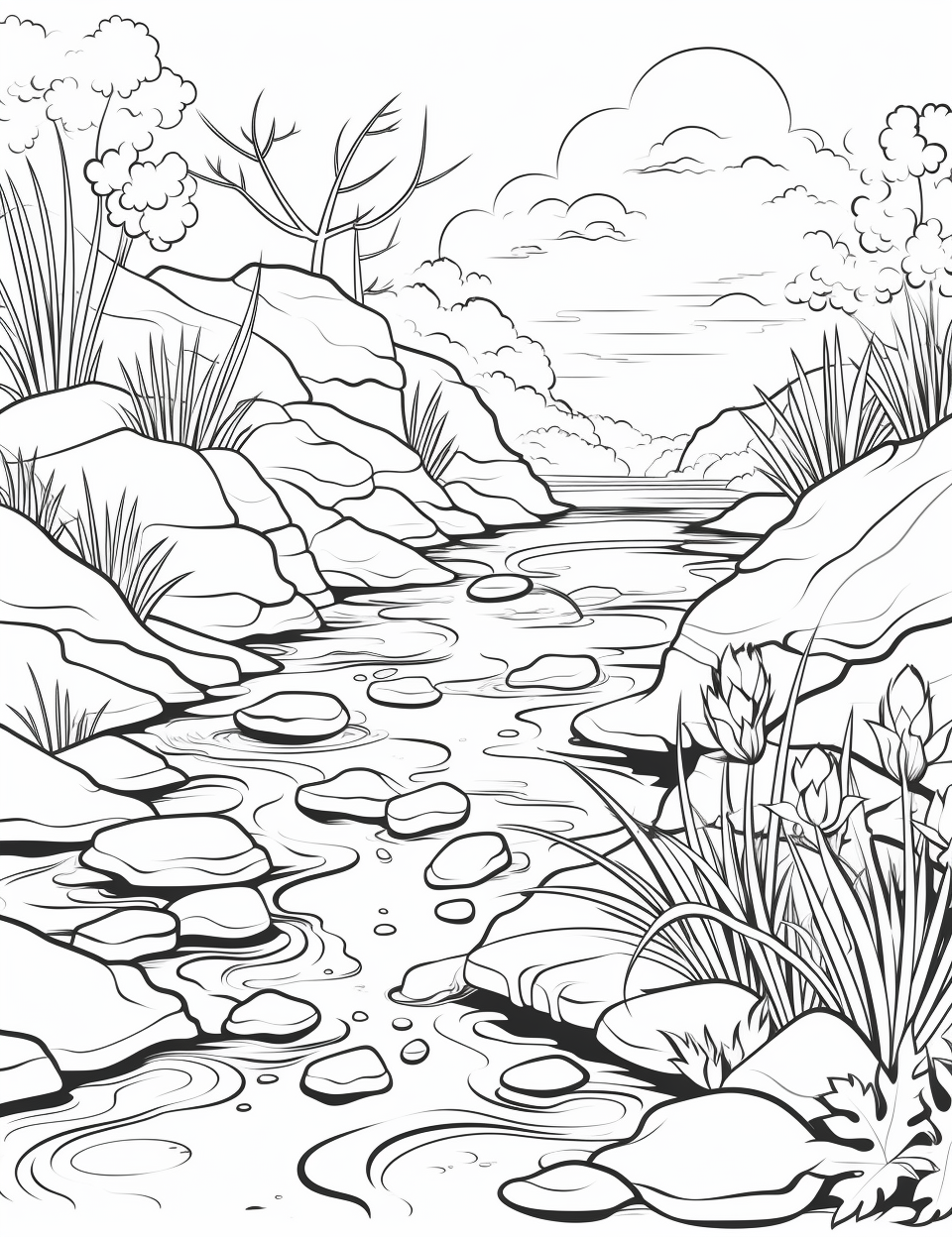 Color Craftables | Coloring Pages | Nature - Water Bodies - Iceberg