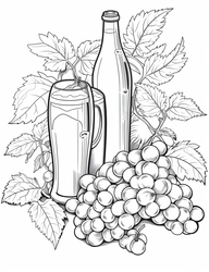 Color Craftables | Coloring Pages | Food & Beverage - Drinks - Beer