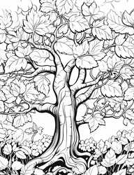 Color Craftables | Coloring Pages | Nature - Trees - Maple