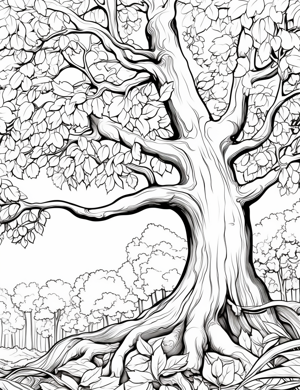 Color Craftables | Coloring Pages | Nature - Trees - Maple