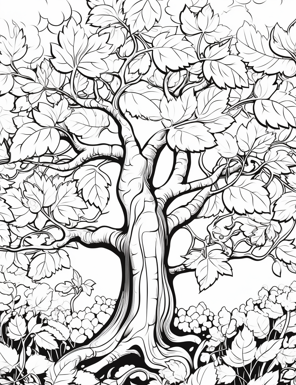 Color Craftables | Coloring Pages | Nature - Trees - Maple