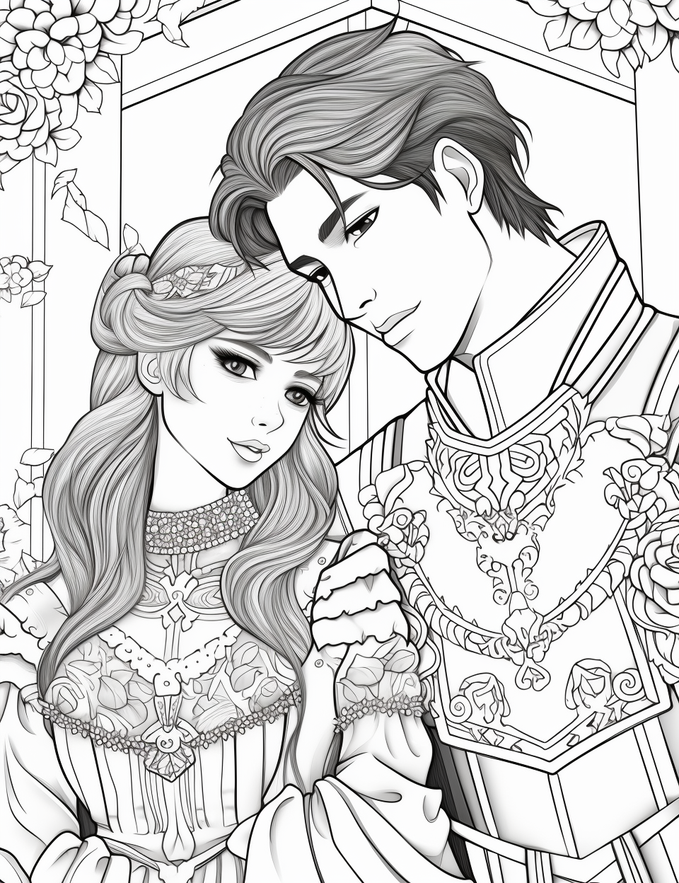 Color Craftables | Coloring Pages | Anime & Manga - Romance - Love ...
