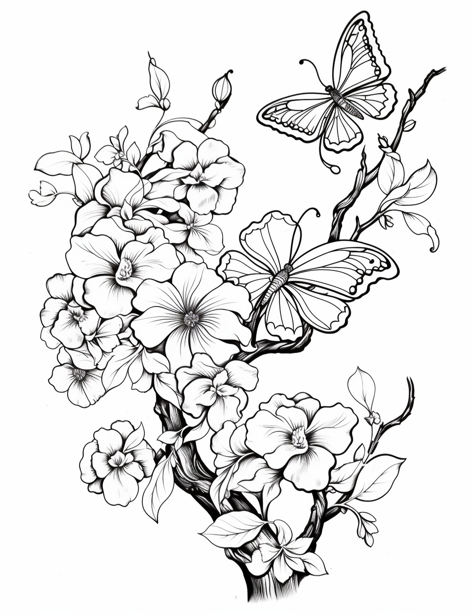 Color Craftables | Coloring Pages | Spring Butterfly Coloring Pages