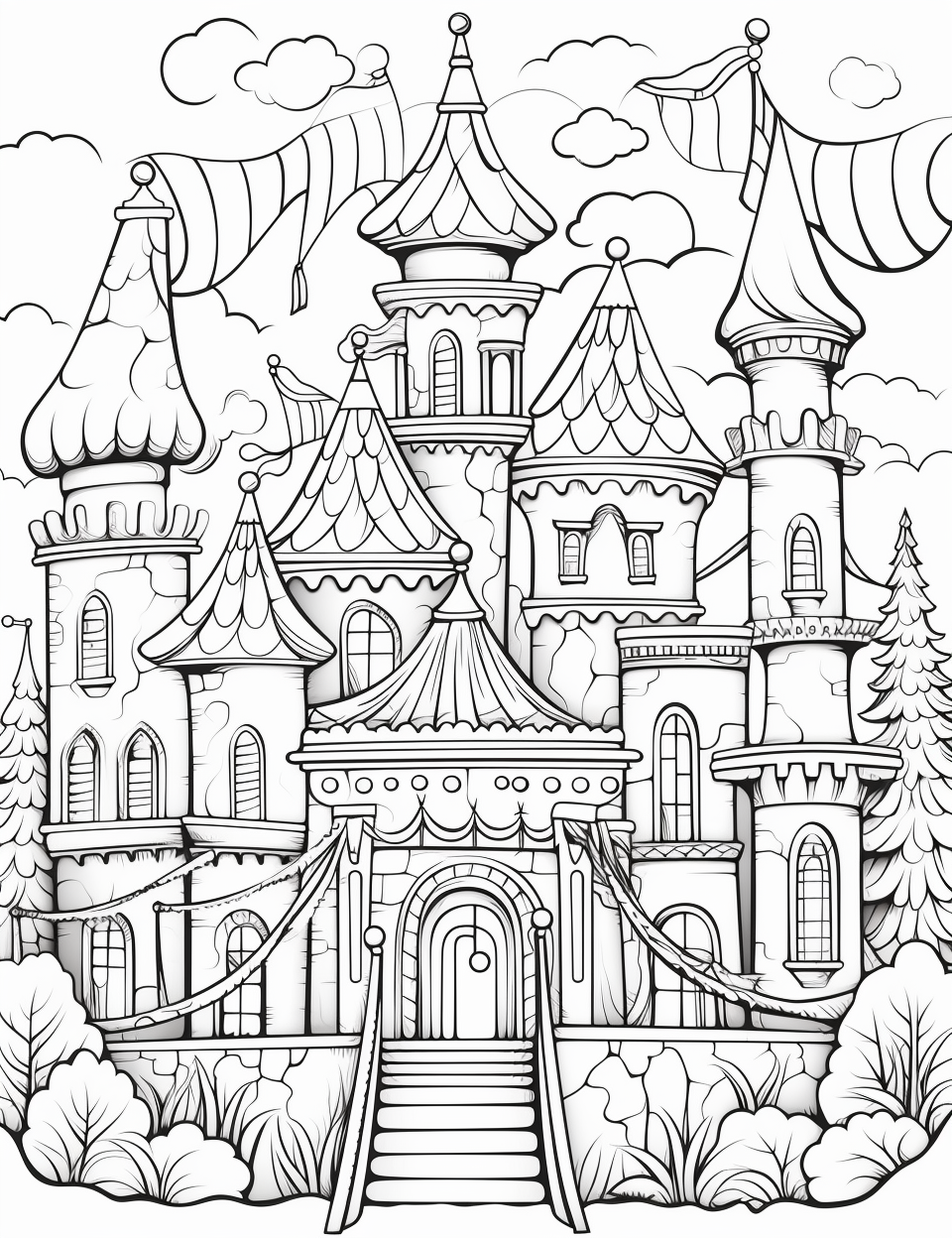 Color Craftables | Coloring Pages | Carnival & Circus - Attractions ...