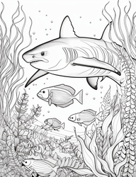 Color Craftables | Coloring Pages | Animal - Aquatic - Sharks