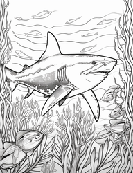 Color Craftables | Coloring Pages | Animal - Aquatic - Sharks