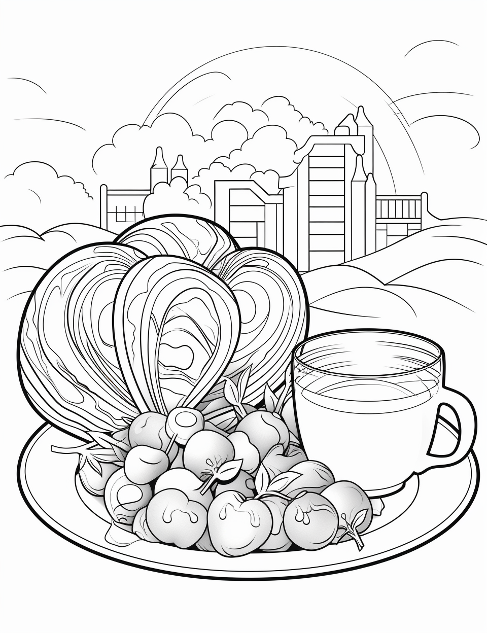 Color Craftables | Coloring Pages | Valentine's Day Romantic Dinners ...