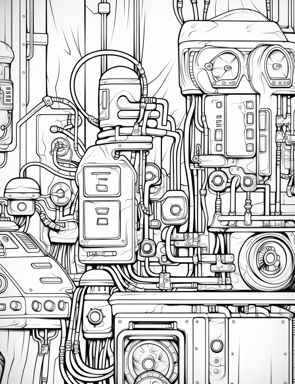 Color Craftables | Coloring Pages | Coloring Pages: Microwave Electronics