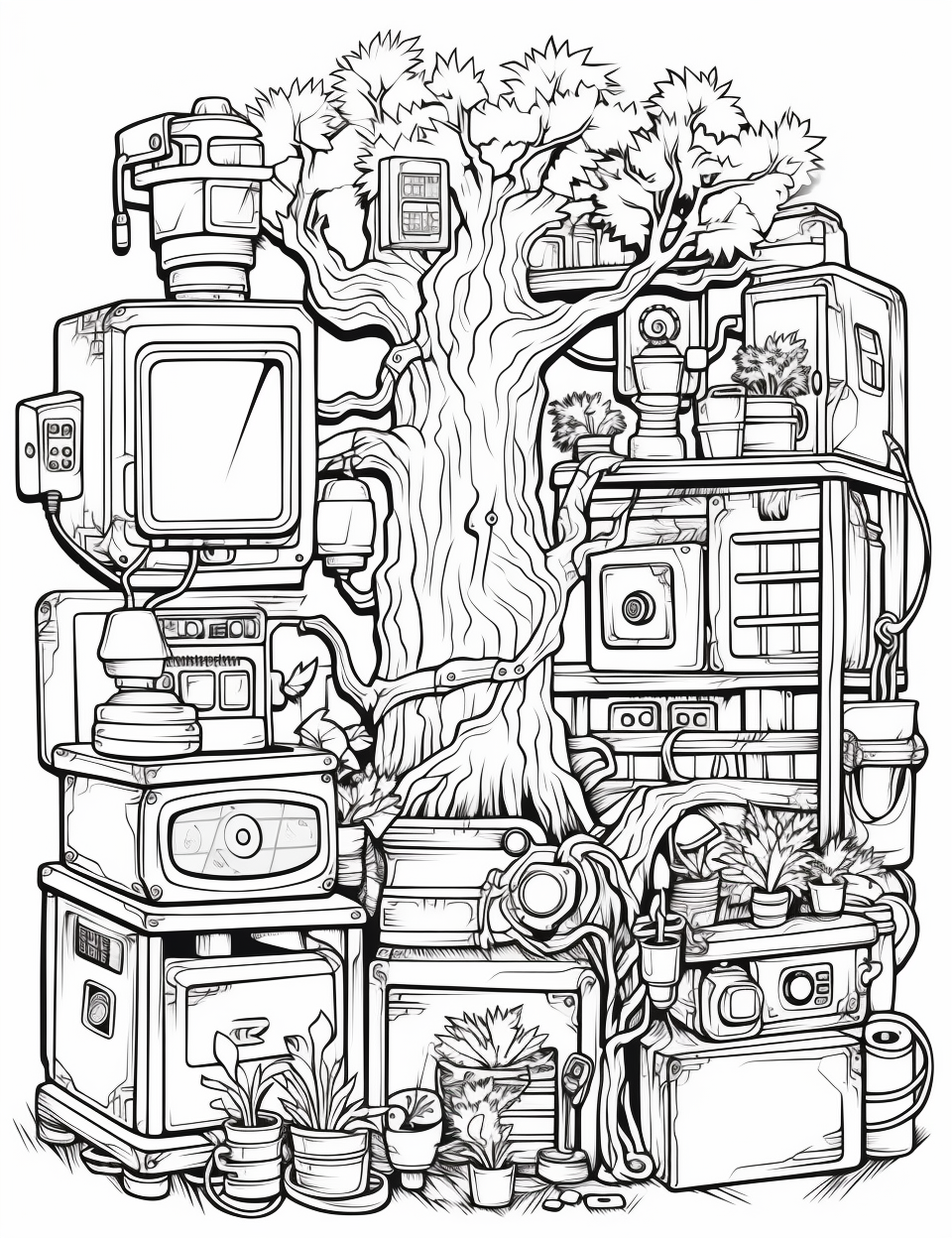 Color Craftables | Coloring Pages | Objects - Electronics