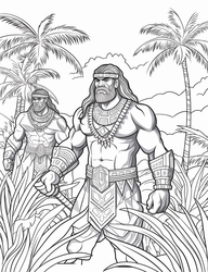 Color Craftables | Coloring Pages | Prehistoric & Cavemen - Landscapes ...