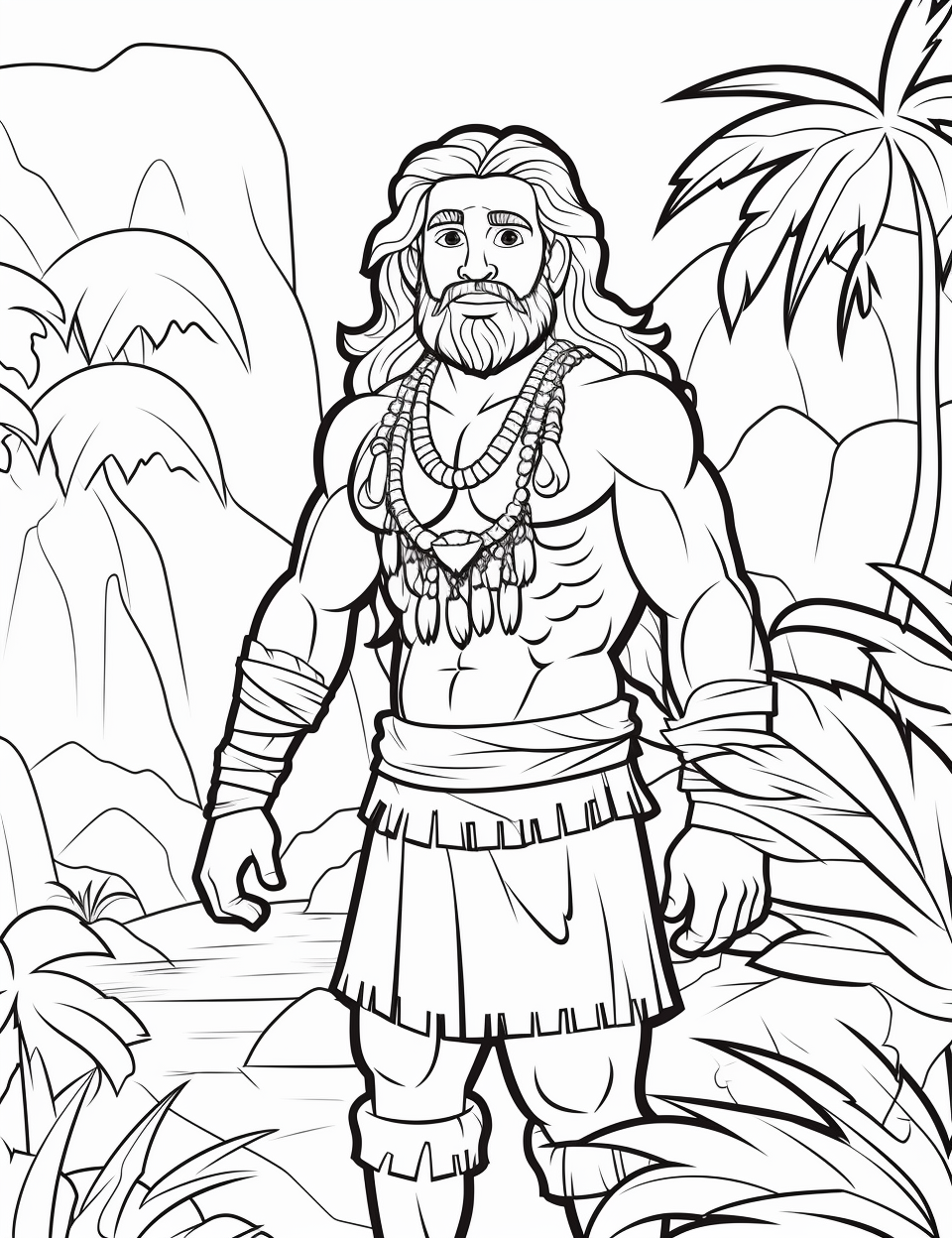 Color Craftables | Coloring Pages | Prehistoric & Cavemen - Landscapes ...