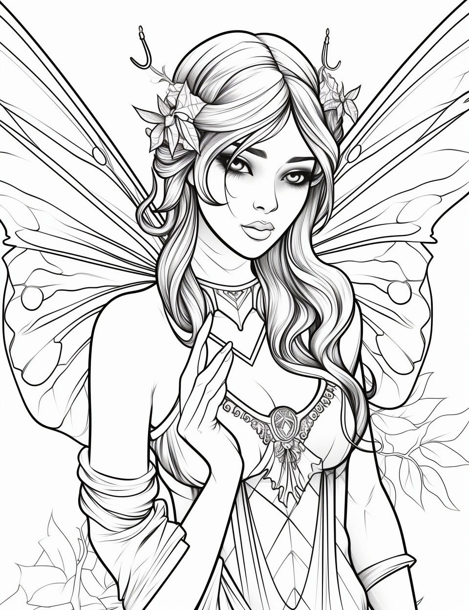 Color Craftables | Coloring Pages | Mythical Creatures - Fairy