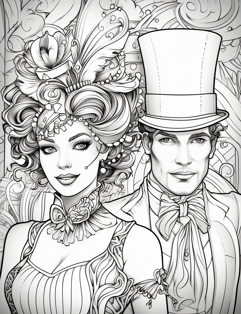 Color Craftables | Coloring Pages | Carnival & Circus - Performers ...