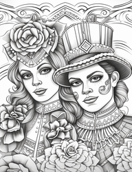 Color Craftables | Coloring Pages | Carnival & Circus - Performers
