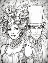 Color Craftables | Coloring Pages | Carnival & Circus - Performers