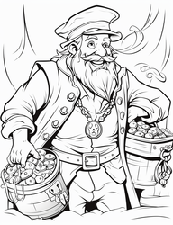 Color Craftables | Coloring Pages | Pirates & Treasure - Pirate Life