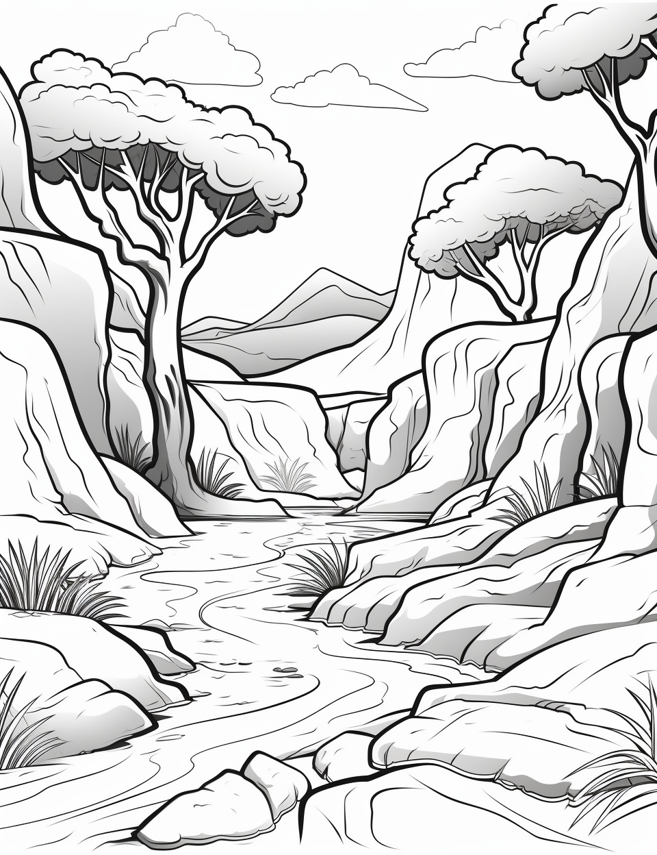 Color Craftables | Coloring Pages | Nature - Deserts
