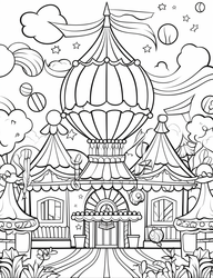 Color Craftables | Coloring Pages | Carnival & Circus - Attractions ...