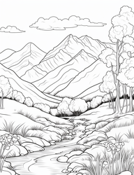 Color Craftables | Coloring Pages | Nature - Landscapes
