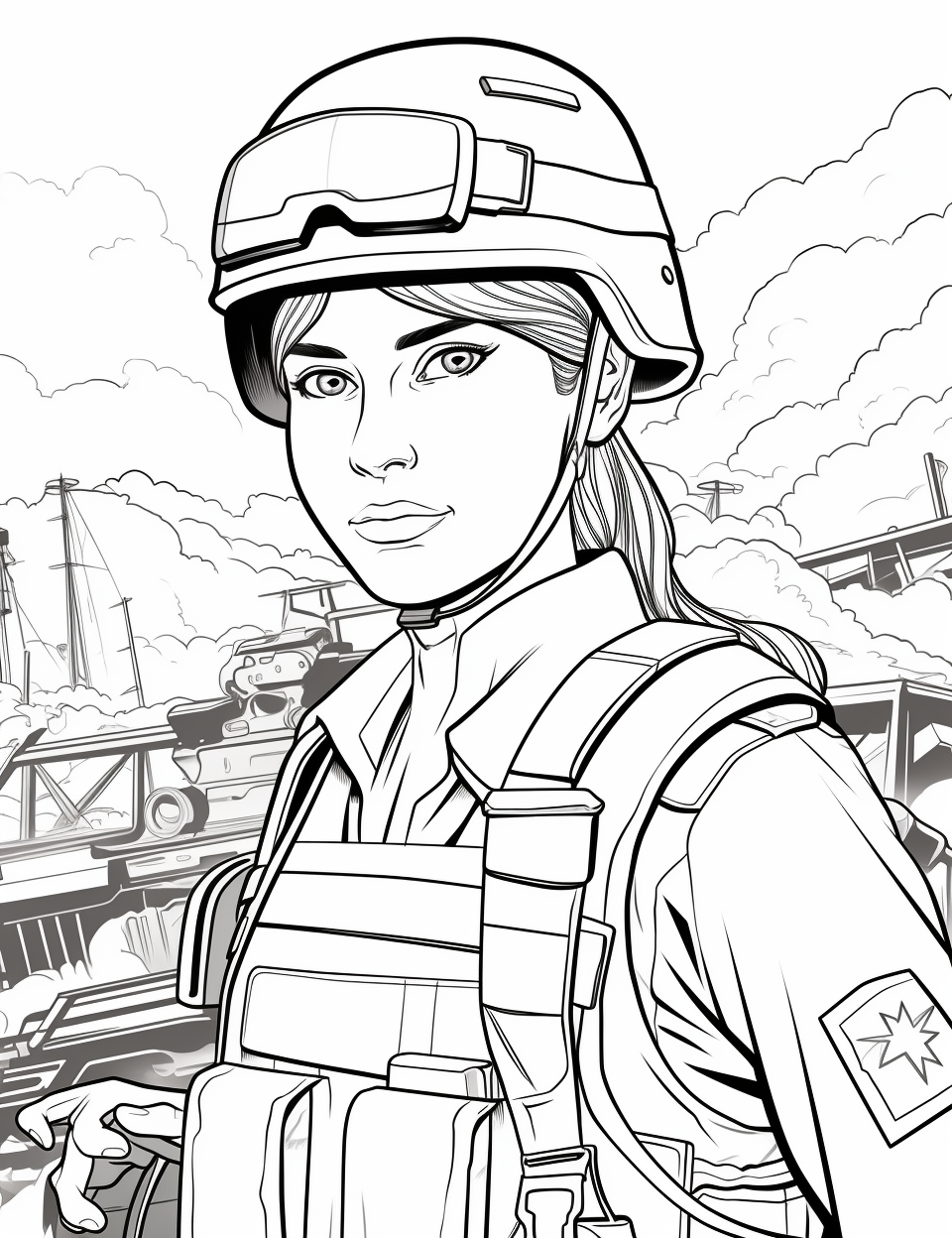 Color Craftables | Coloring Pages | Military & War