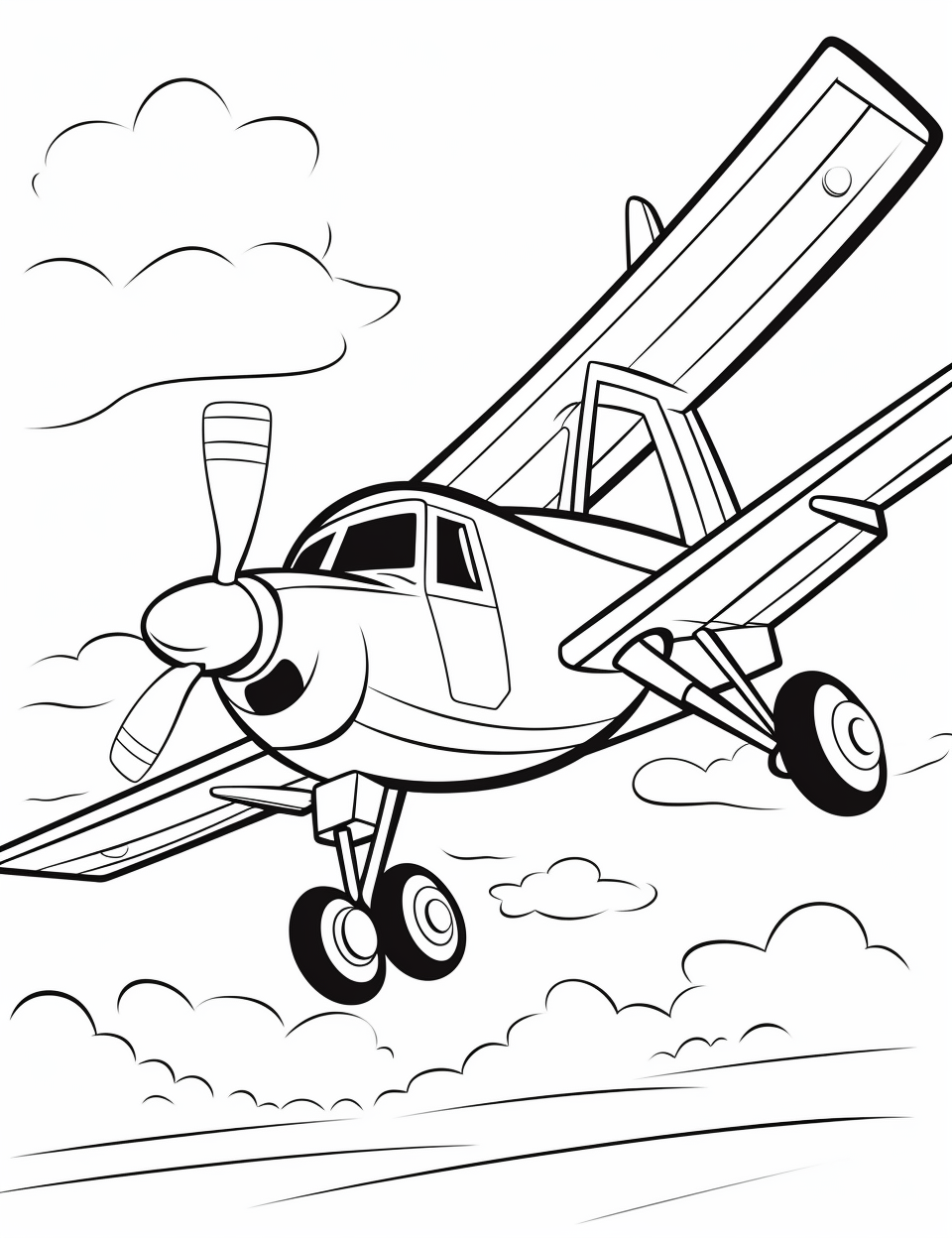 Color Craftables | Coloring Pages | Aviation - Aircraft Types - Ultralights