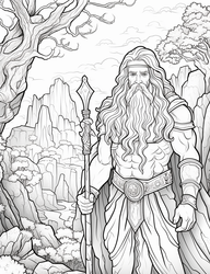 Color Craftables | Coloring Pages | Prehistoric & Cavemen - Lanscapes