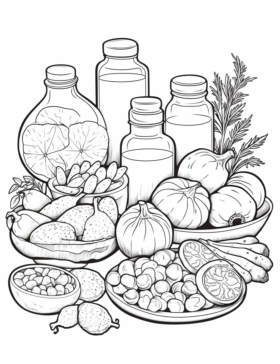 Color Craftables | Coloring Pages | Food & Beverage - Cooking Scenes ...