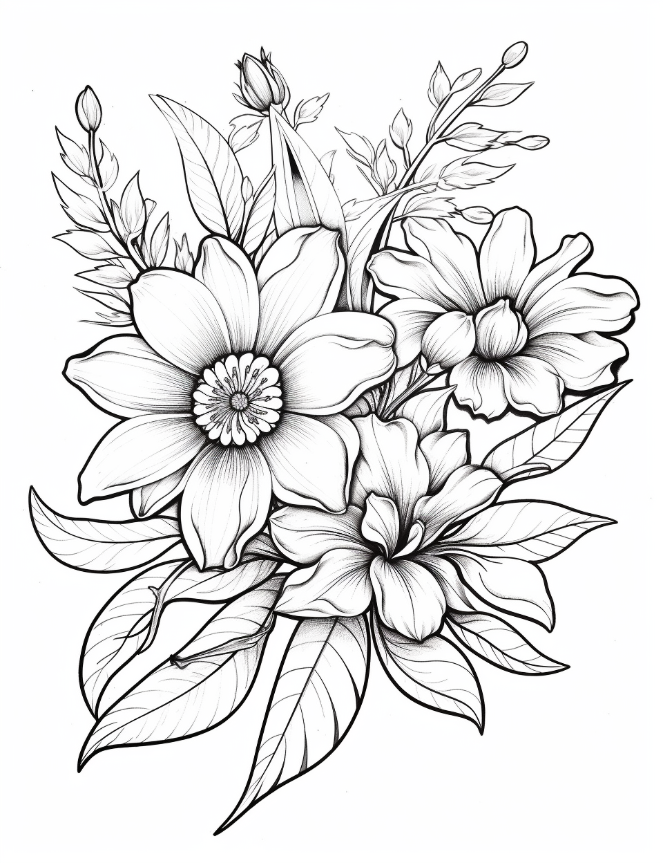 Color Craftables | Coloring Pages | Nature - Flowers