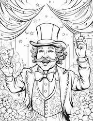 Color Craftables | Coloring Pages | Carnival & Circus - Performers