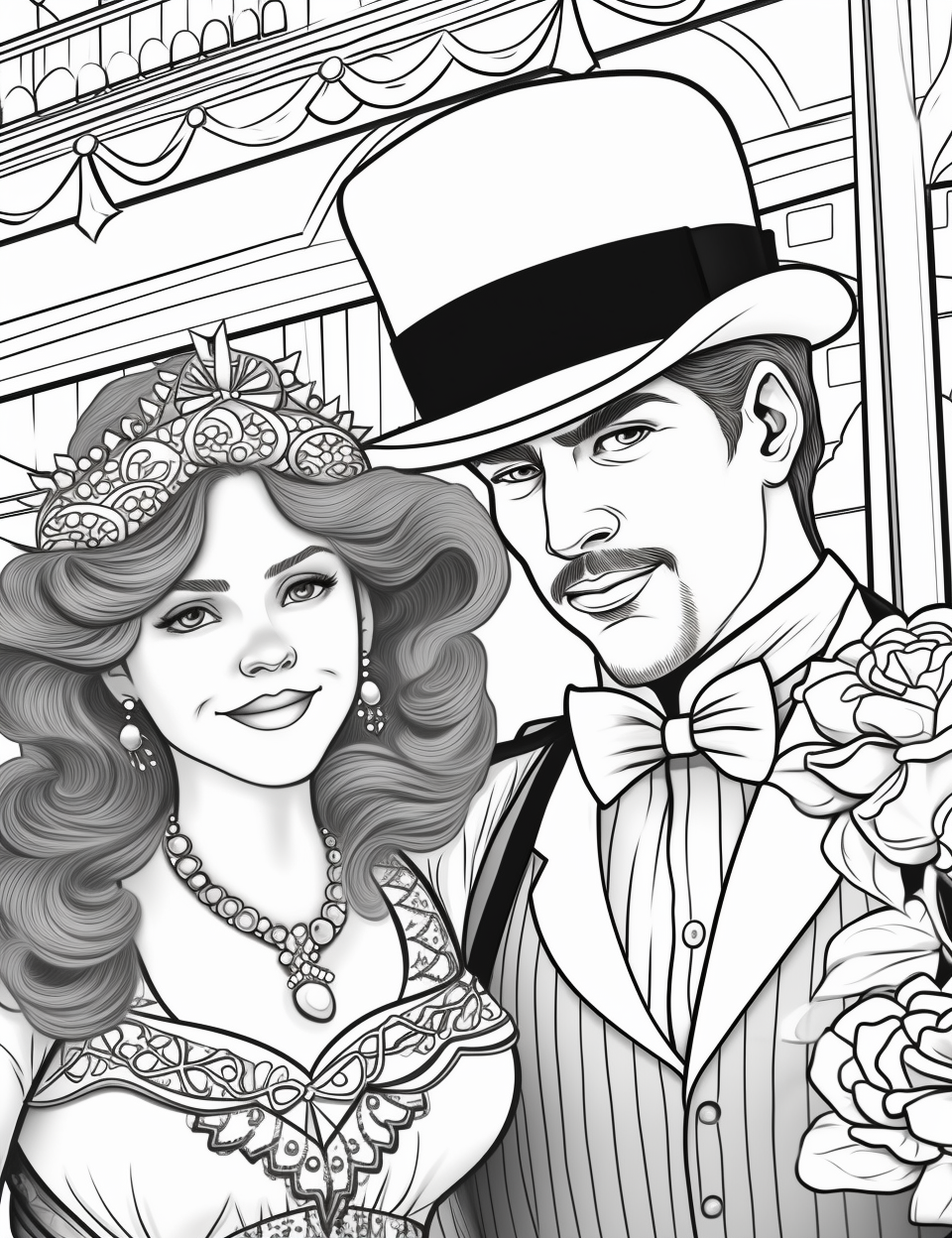 Color Craftables | Coloring Pages | Carnival & Circus - Performers