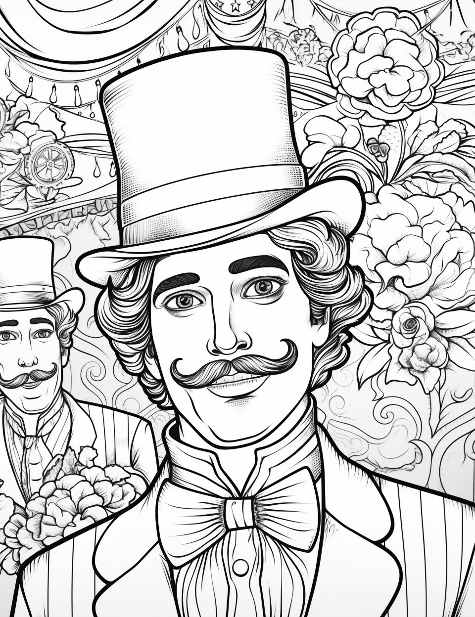 Color Craftables | Coloring Pages | Carnival & Circus - Performers