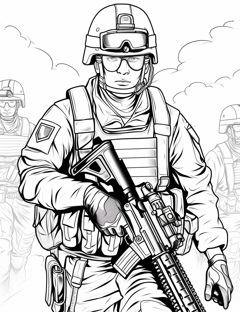 Color Craftables | Coloring Pages | Military & War