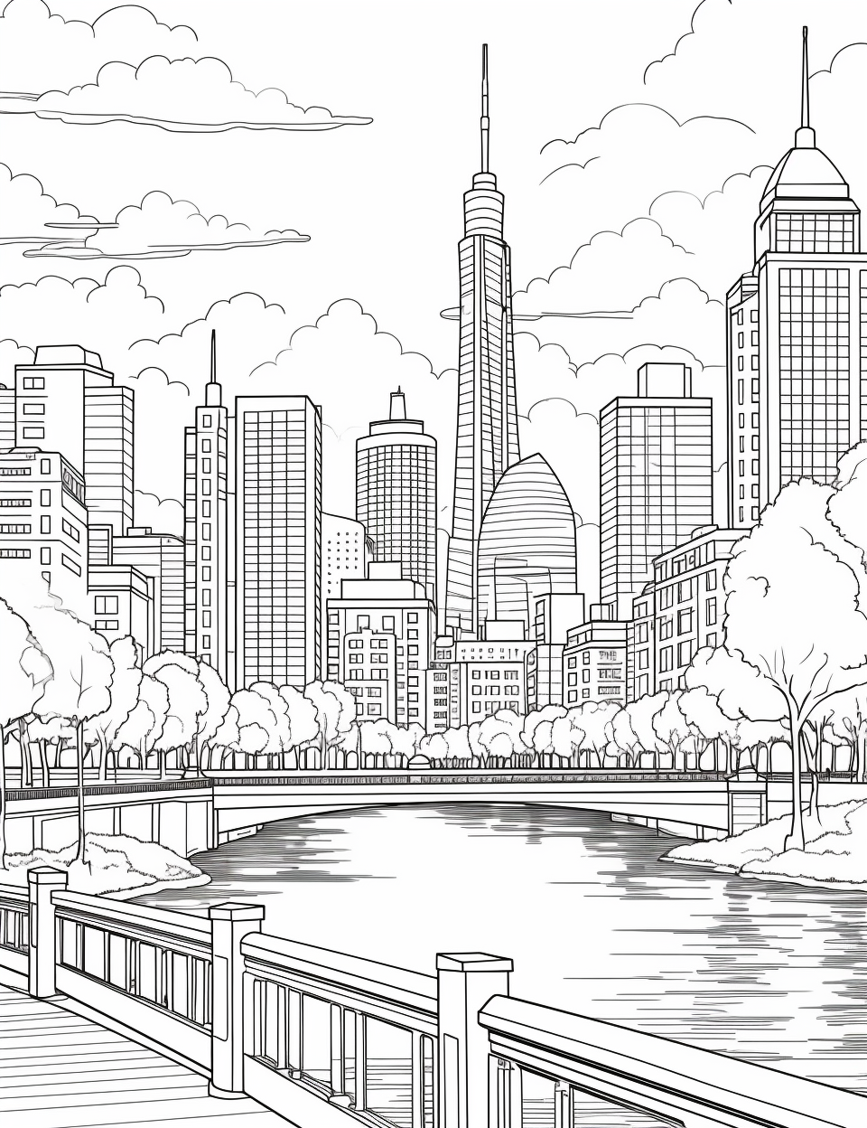 Color Craftables | Coloring Pages | Buildings & Architecture - Modern ...