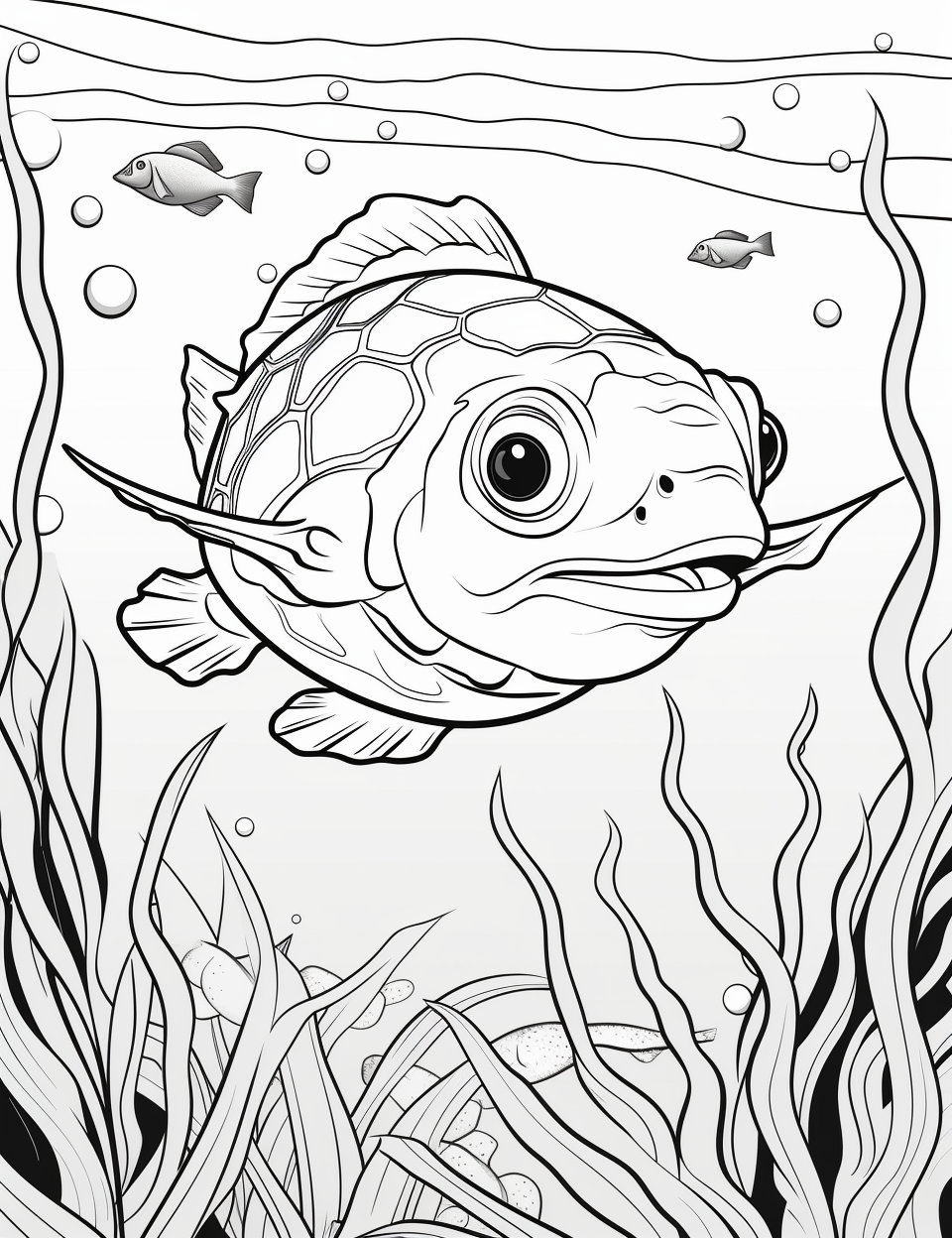 Color Craftables | Coloring Pages | Animal - Aquatic - Turtles