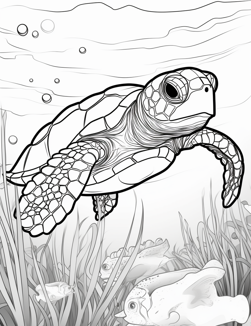 Color Craftables | Coloring Pages | Aquatic Turtle Coloring Pages