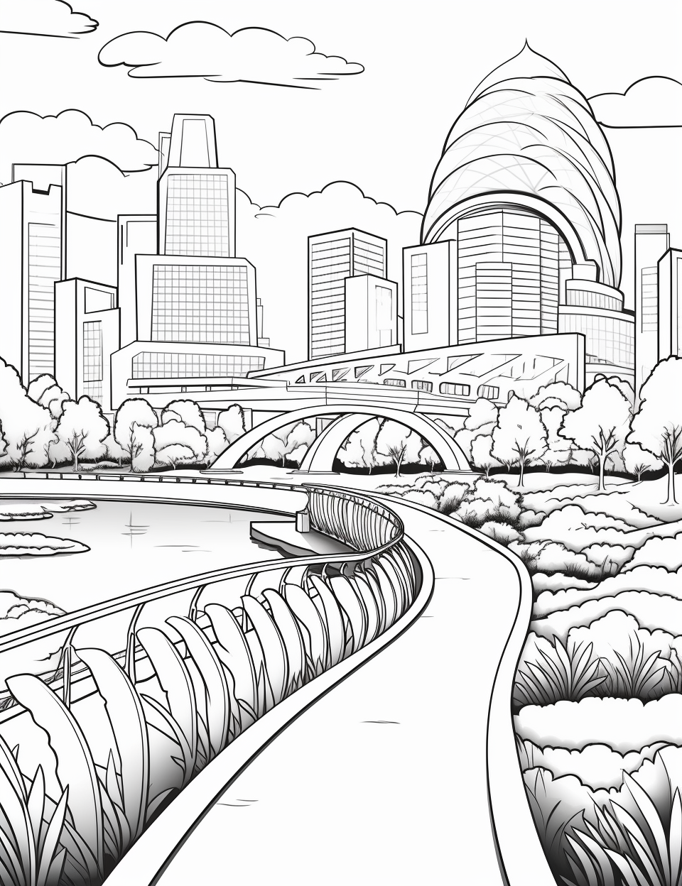 Color Craftables | Coloring Pages | Buildings & Architecture - Modern ...