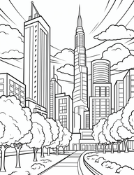 Color Craftables | Coloring Pages | Buildings & Architecture - Modern ...