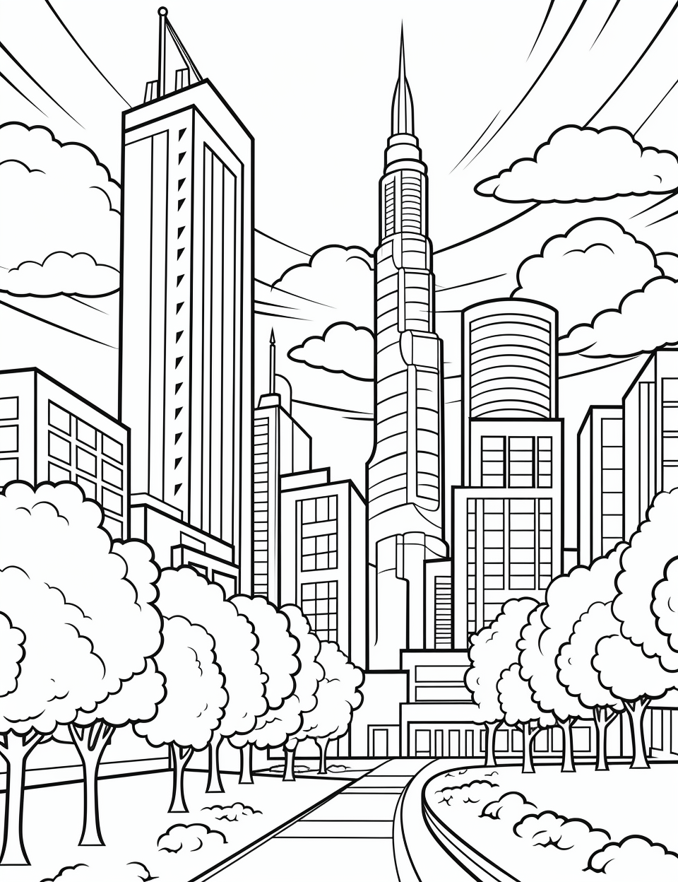 Color Craftables | Coloring Pages | Buildings & Architecture - Modern ...