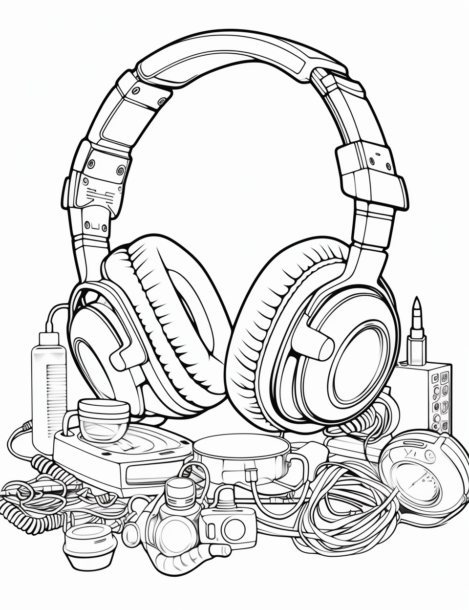 Color Craftables | Coloring Pages | Objects - Electronics