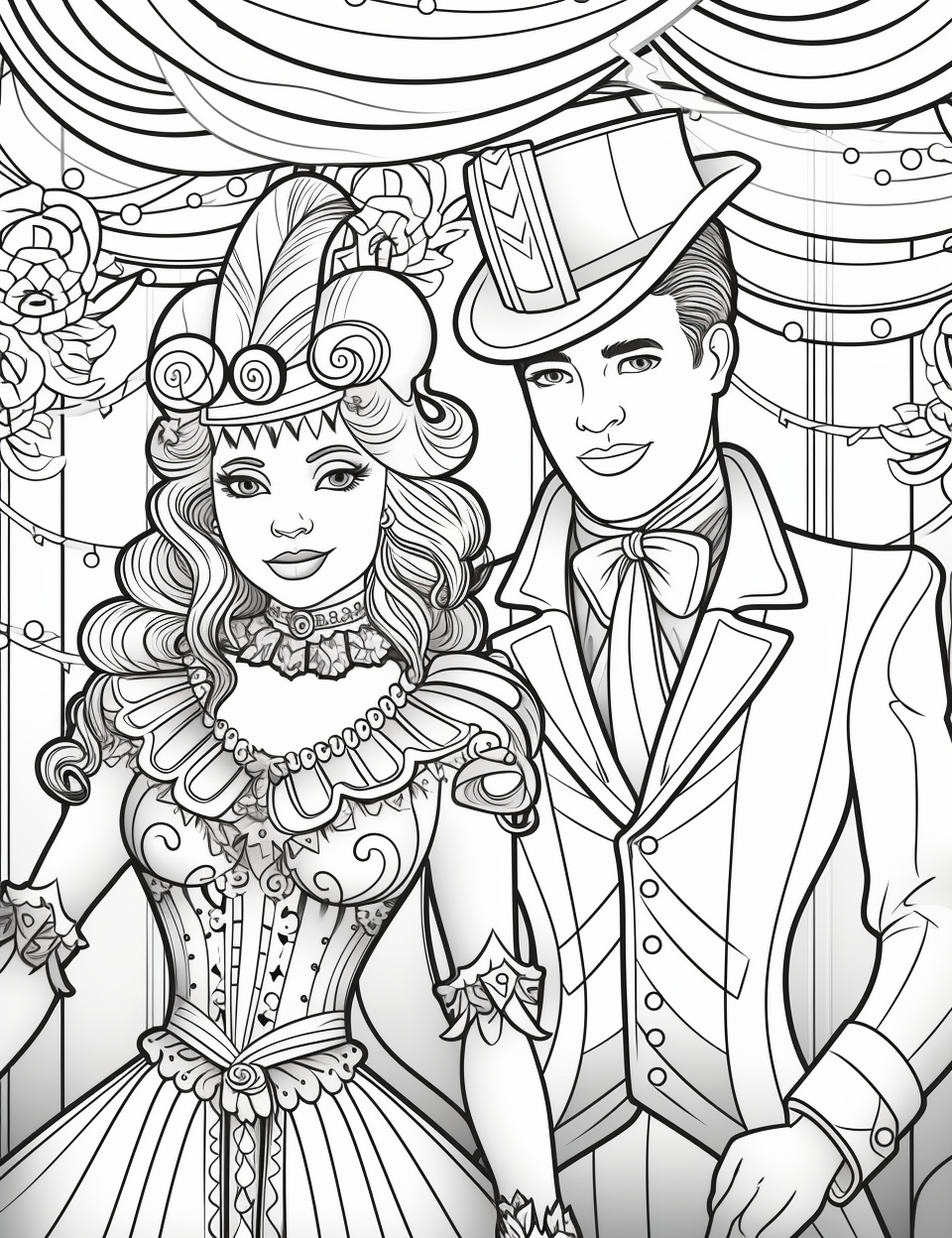 Color Craftables | Coloring Pages | Carnival & Circus - Performers ...