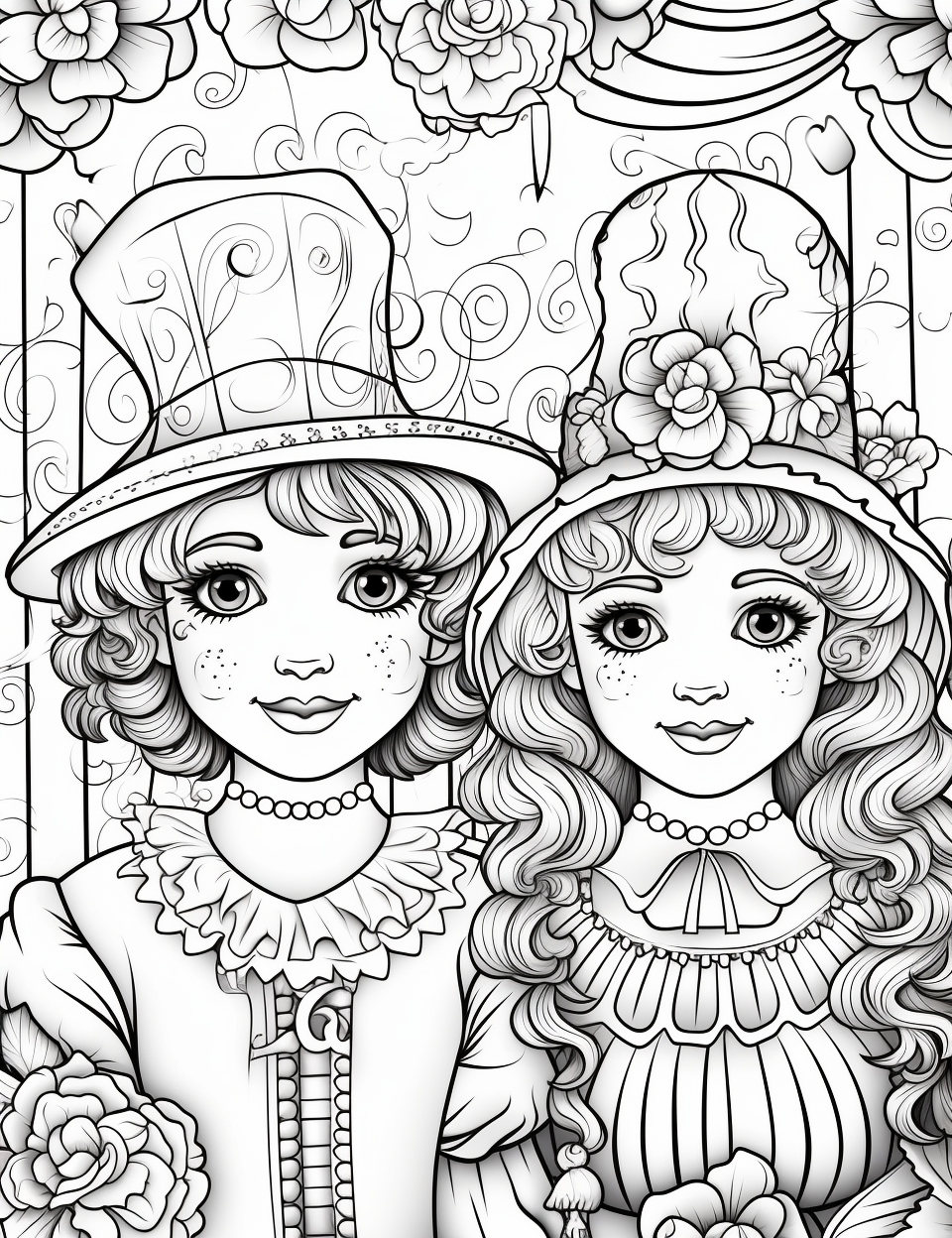 Color Craftables | Coloring Pages | Carnival & Circus - Performers ...